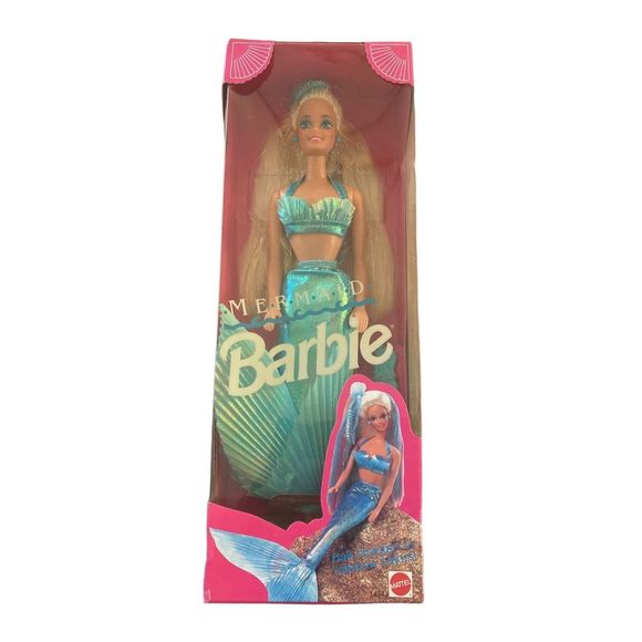 Barbie | Toys | 991 Mermaid Barbie Collectible Doll 1434 Figurine Kids ...